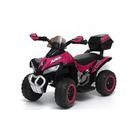 MINI QUAD DE LUXE CAVALCABILE 6V ROSA LT928
